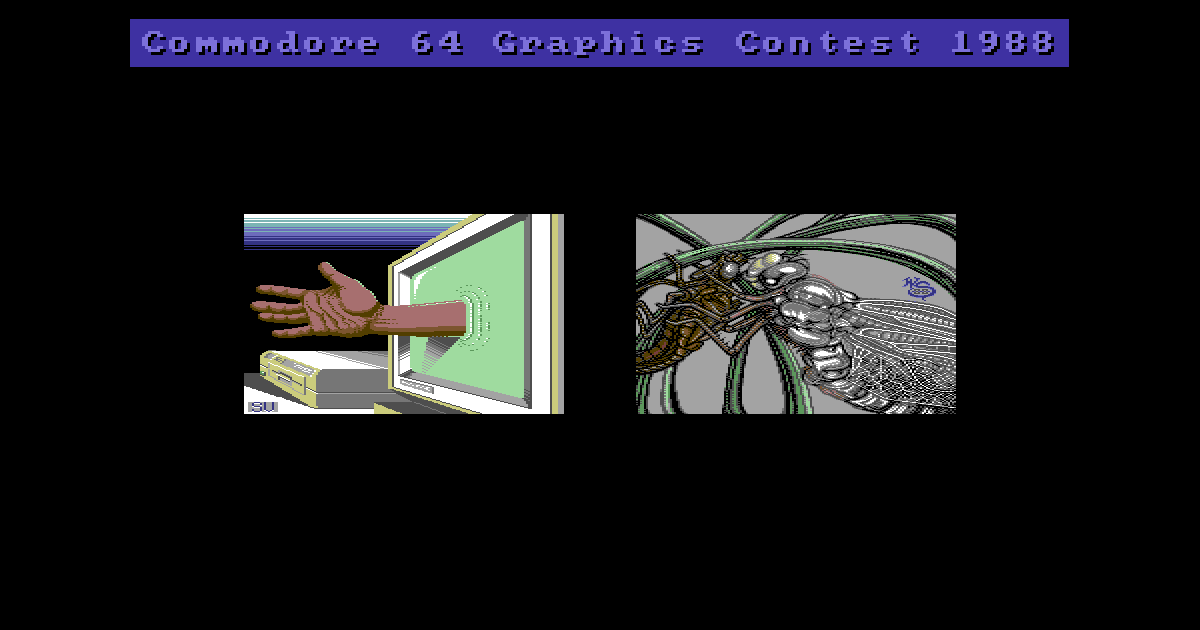 Commodore 64 Graphics Contest 1988 - C64 Demoscene Competition